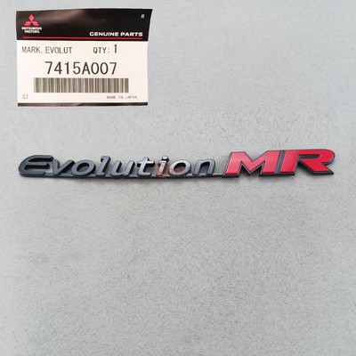 GENUINE Mitsubishi Lancer Evo 8 VIII Rear Trunk Lid Emblem Badge ...