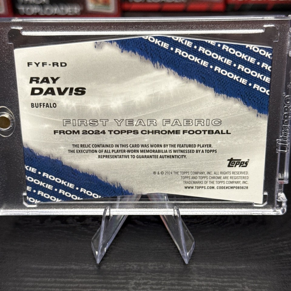 2024 Topps Chrome - First Year Fabric Ray Davis #FYF-RD (MEM, RC) | eBay