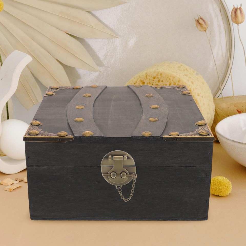 1 set Small Hasp Latches - Bronze Box Lock for Jewelry Case ...