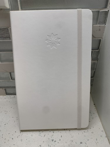 Notebook Moleskine White Journal Diary Venture Flower Hardcover NEW | eBay