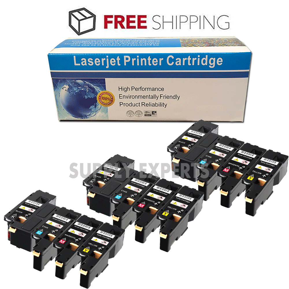 12PK CMYK Color Toner Set For Dell C1660 C1660W C1660CNW 332-0399/0400 ...