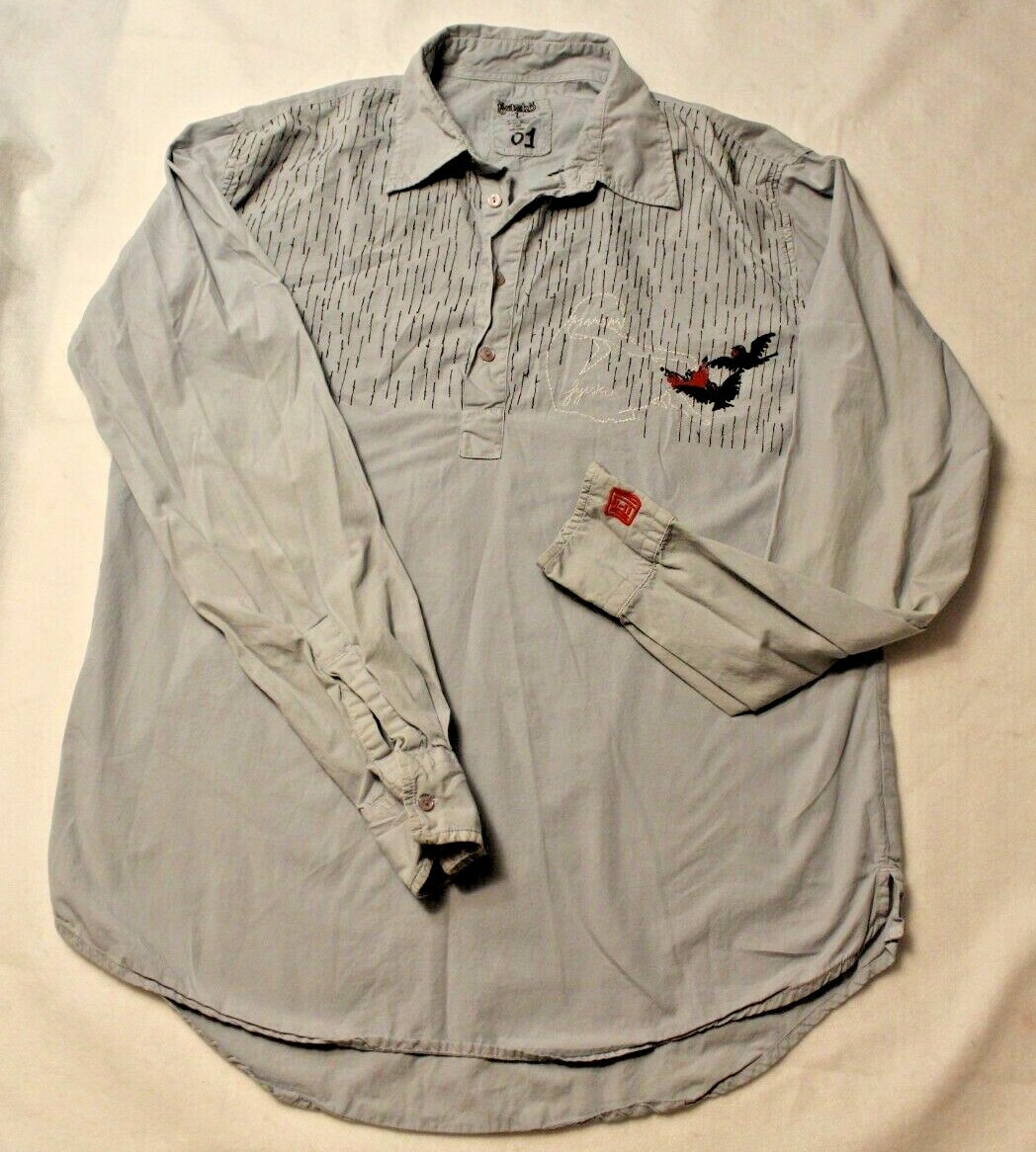 FYASKO Button down Grey Shirt Size -Large- | eBay