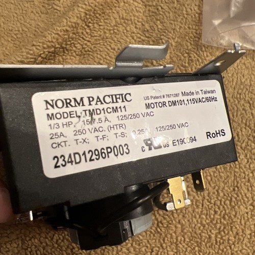Norm Pacific Model TMD1CM11 Replacement GE/Hotpoint Dryer Timer | eBay