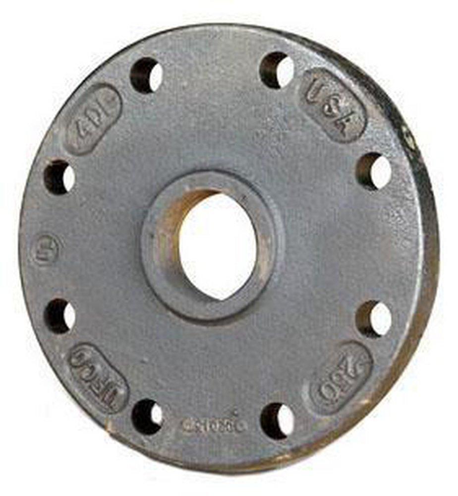3" USA Blind Flange Tapped with 2" NPT Ductile Iron USA Sch 40 Class ...