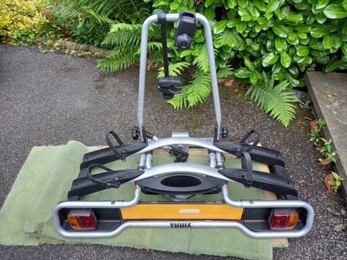 Thule Euroway (945) 2 bike Carrier Tow Bar - Lockable with tilt | eBay UK