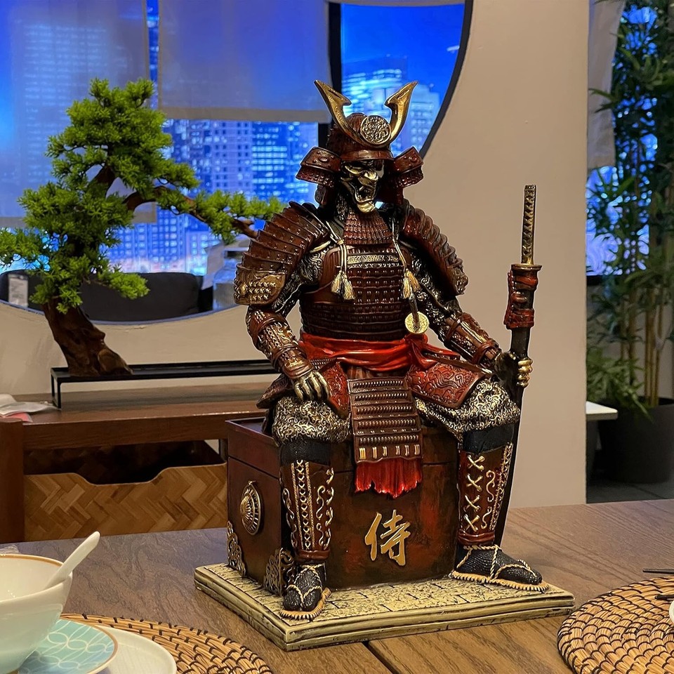 Eco-Friendly Resin Samurai Undead Warrior Figurine - Perfect Gift for ...