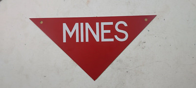 Vintage Vietnam Era Military Minefield Sign | eBay