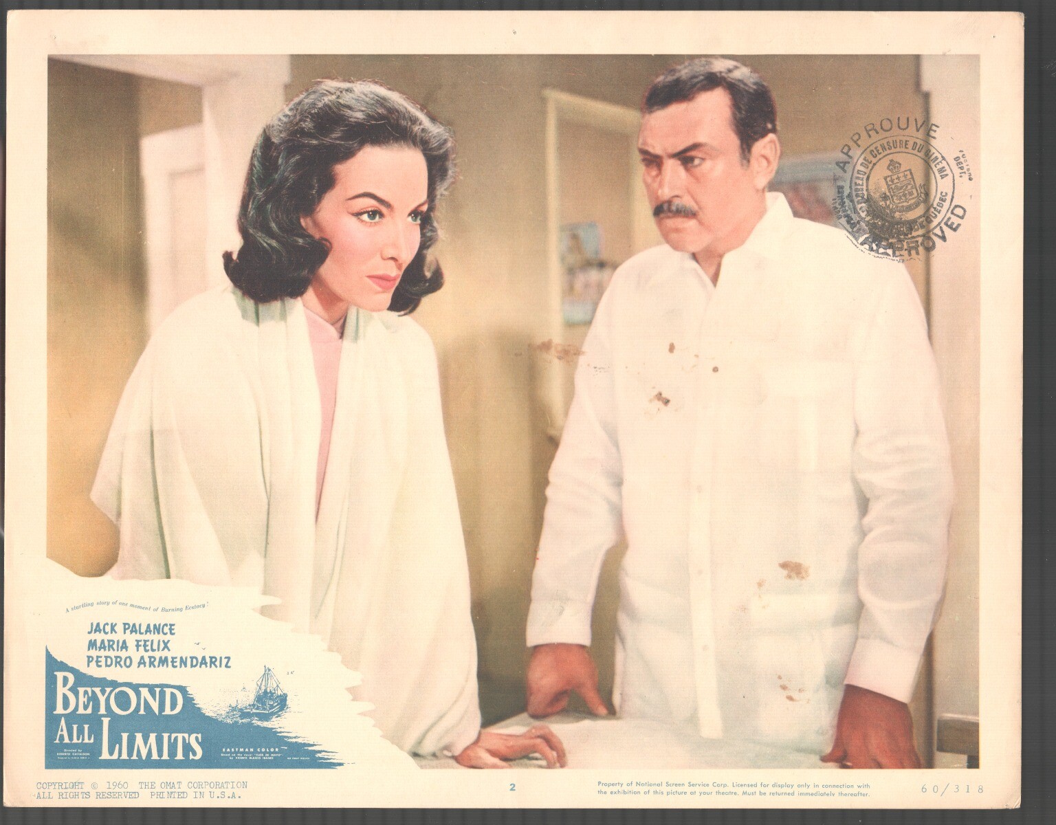 Lobby Card: Beyond All Limits 11"x14" Lobby Card #2 José Torvay María Félix | eBay