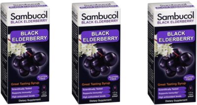 Sambucol Immune Support Syrup 4oz (3 Pack) 896116001105| eBay