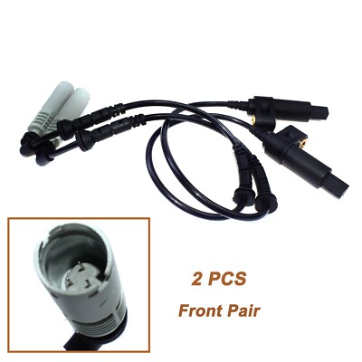For BMW E46 1998-2000 Front Pair ABS Wheel Speed Sensors 34521164651 ...