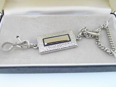Anson key protector ring holder chain Sterling silver or 12K GF plaque ...
