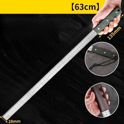 Stainless Steel Metal Ruler Measuring Tool with Protector Cover ...