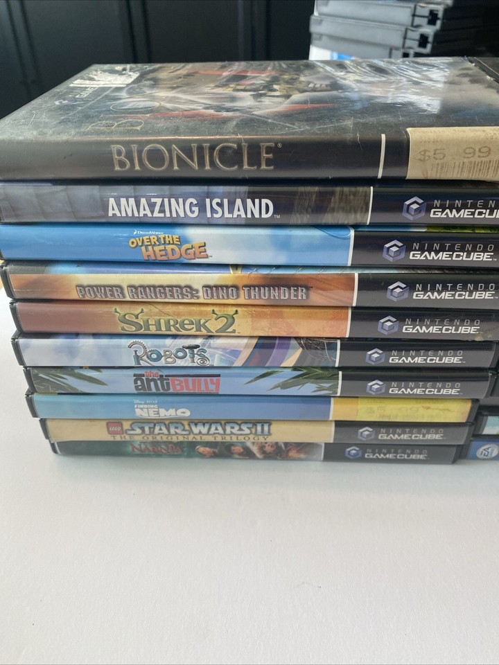 Lot Of 20 GameCube Kids Games Disney Pixar Barnyard Cars Open Season ...