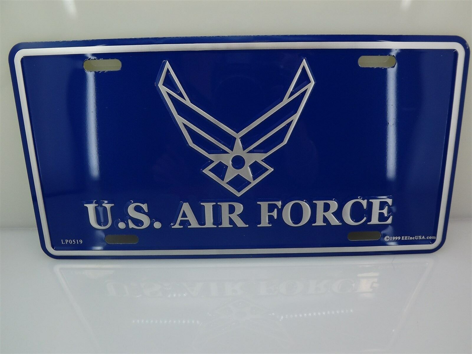 LICENSE PLATE U.S. AIR FORCE LOGO USAF STANDARD SIZE MILITARY NEW ...