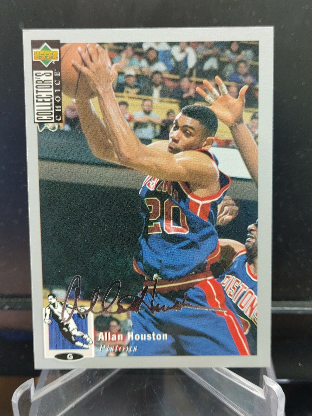 Allan Houston 1994-95 UD Collector's Choice Silver Signature #162 ...