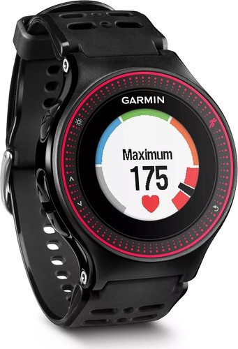 Garmin Forerunner 225 GPS Running Watch in Black and Red + charger USB ...