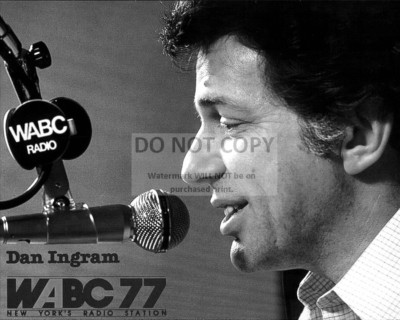 DAN INGRAM LEGENDARY WABC NEW YORK RADIO JOCK - 8X10 PUBLICITY PHOTO ...