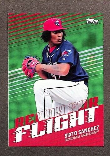 2020 Topps Pro Debut Ready for Flight Green #RFF-SS Sixto Sanchez /99 ...