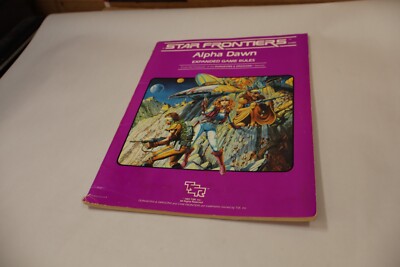 Vintage 1983 TSR Star Frontiers Expanded Game Rules Book for Alpha Dawn ...