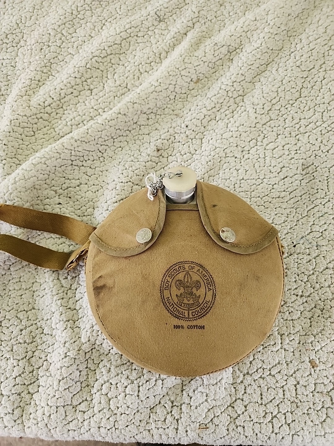 Vintage Boy Scouts of America BSA Metal Canteen Regal 2qt with Cover ...