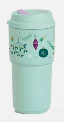 NEW Tupperware eco to go Shinning Traditions travel holiday x-mas cup ...