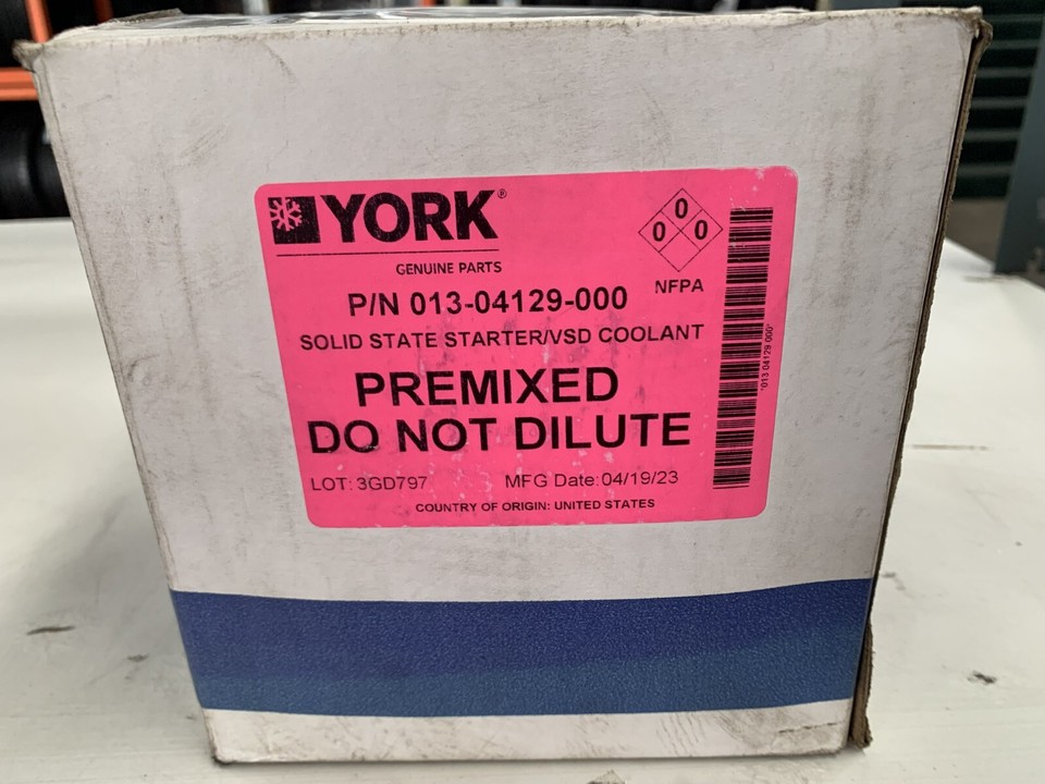 JOHNSON CONTROLS/ YORK VSD COOLANT/ 1 GAL./ P/N 013-04129-000 | eBay