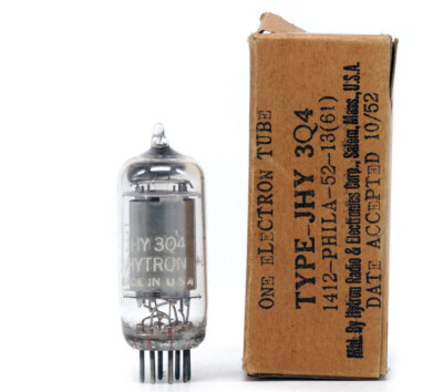 3Q4/DL95 HYTRON NOS Tube Röhre Lampe TSF Valvola Valve Valvula 진공관 真空管 ...