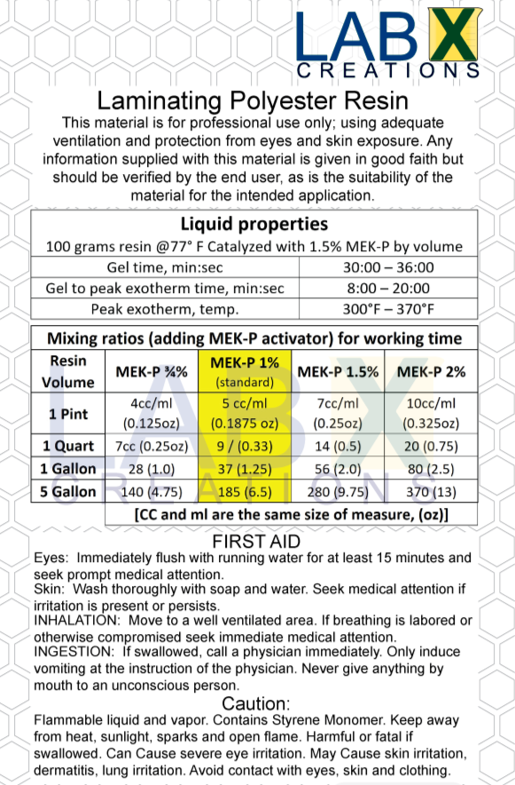 VP PREMIUM 5 Gallon POLYESTER RESIN +MEKP (Laminating fiberglass ...