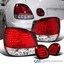 Fits 98-05 Lexus GS300 400 430 Rear Red Clear LED Tail Lights+Trunk ...