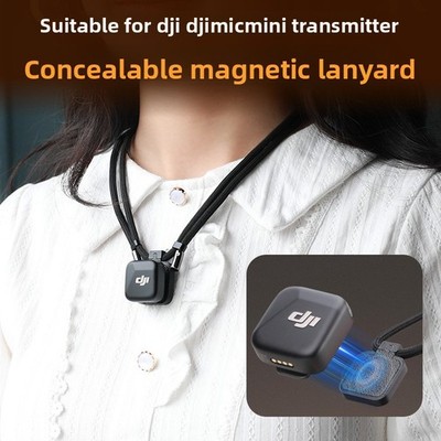 For DJI Mic Mini/Mic 2 Clip Magnet Hidden Magnetic Adjustable necklace ...