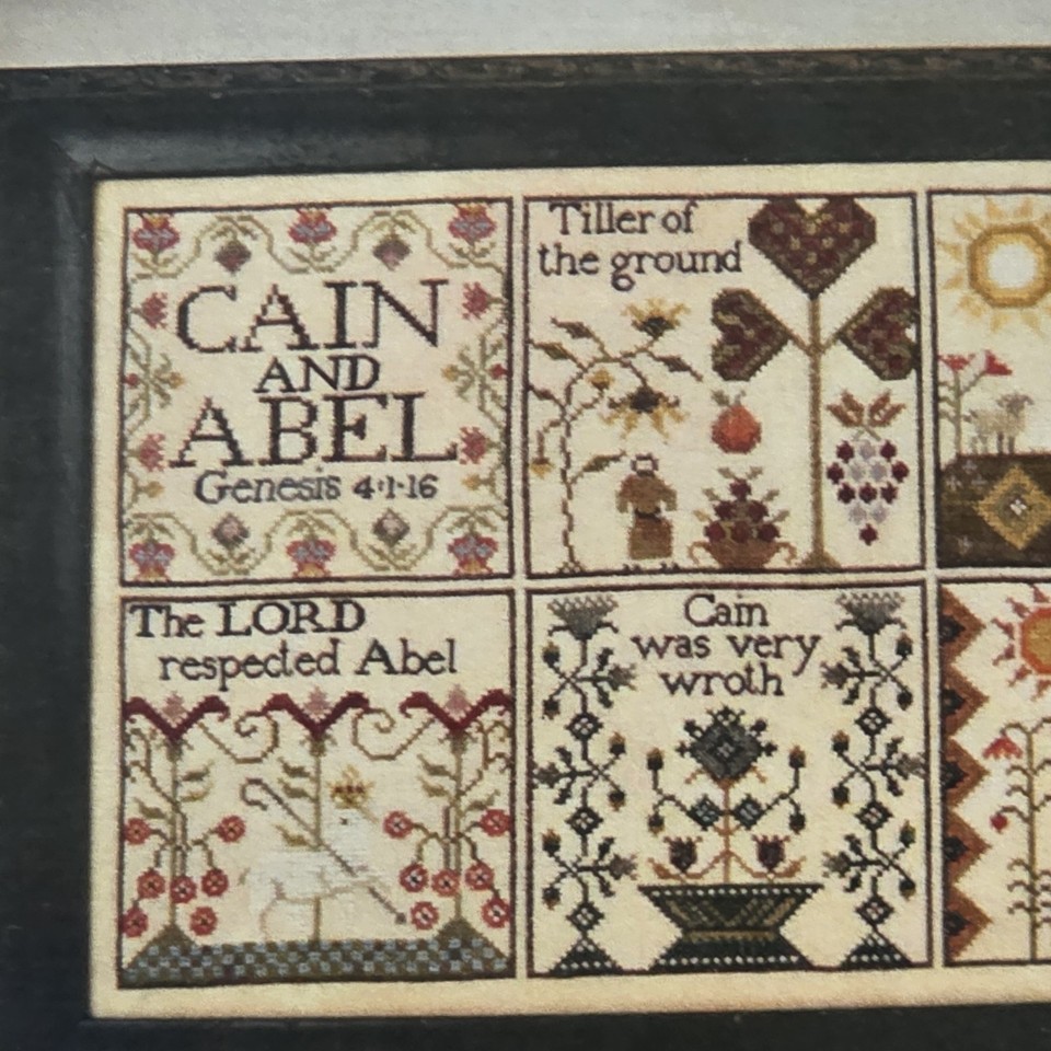 Plum Street Samplers- Brother's Keeper Chart - Cain and Abel Cross ...