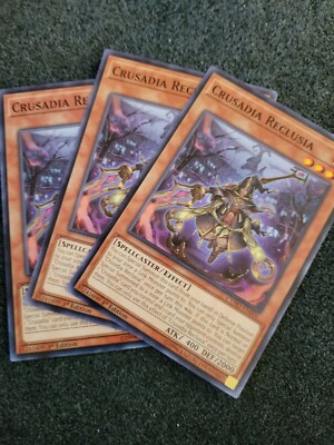 Crusadia Reclusia - CYHO-EN006 - Common - 1st Edition x3 - Near Mint | eBay