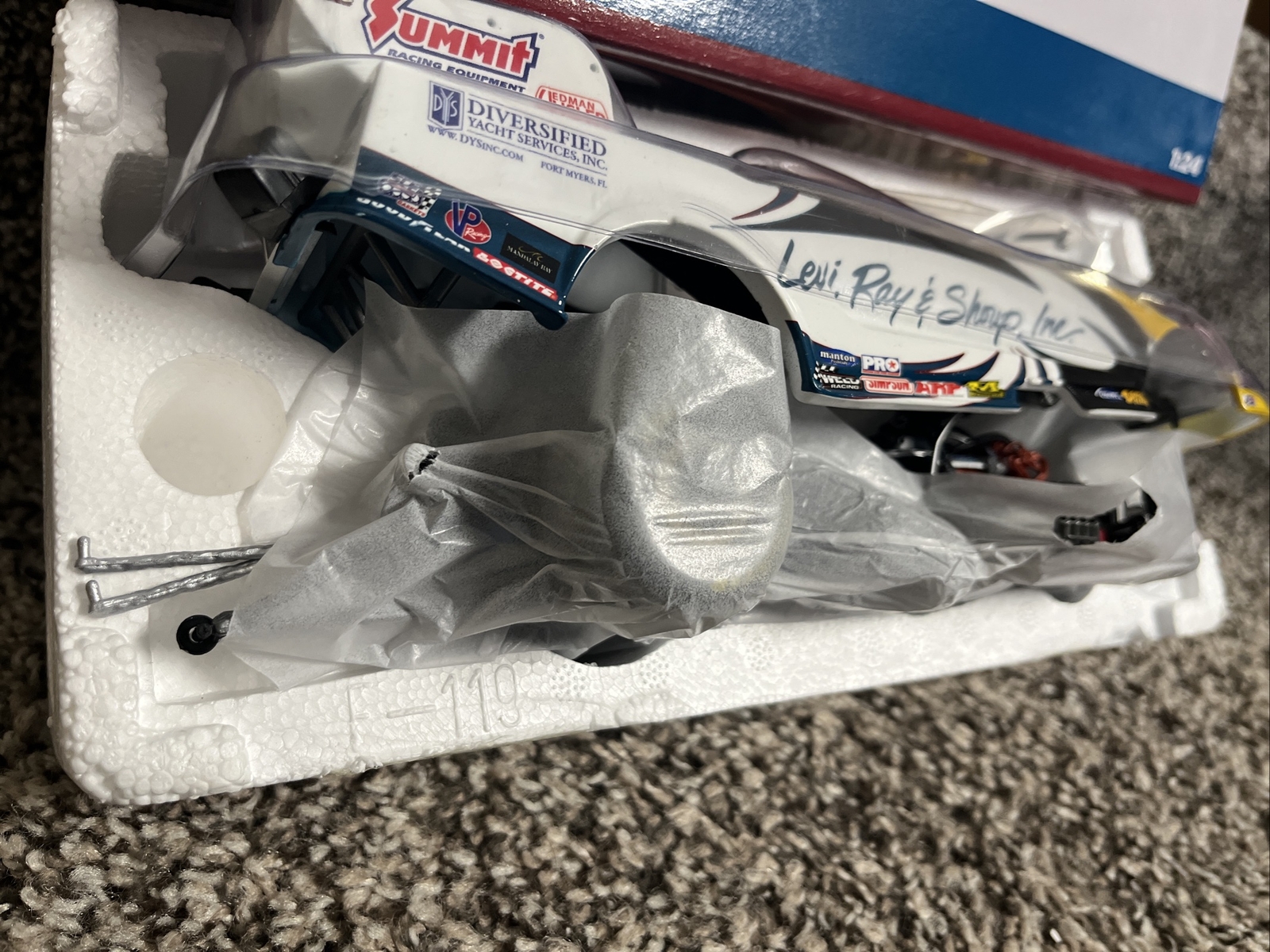 2013 Tim Wilkerson Levi Ray & Shoup Ford Shelby GT500 Funny Car 1:24 ...