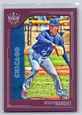 2021 Panini Diamond Kings #37 Brailyn Marquez Framed Plum | eBay