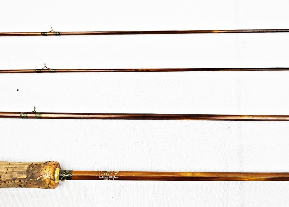 South Bend No 359 9 ft 3 Pc 2 Bamboo Fly Rod HDH or D | eBay