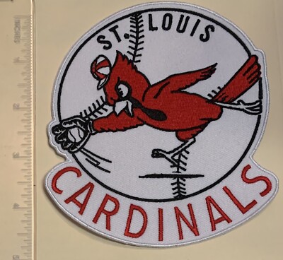 St. Louis Cardinals Big Large 5in. Iron / Sew On Embroidered Patch FREE ...