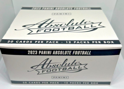 2023 Panini Absolute Football NFL Value Fat Cello Box - 12 Packs | eBay