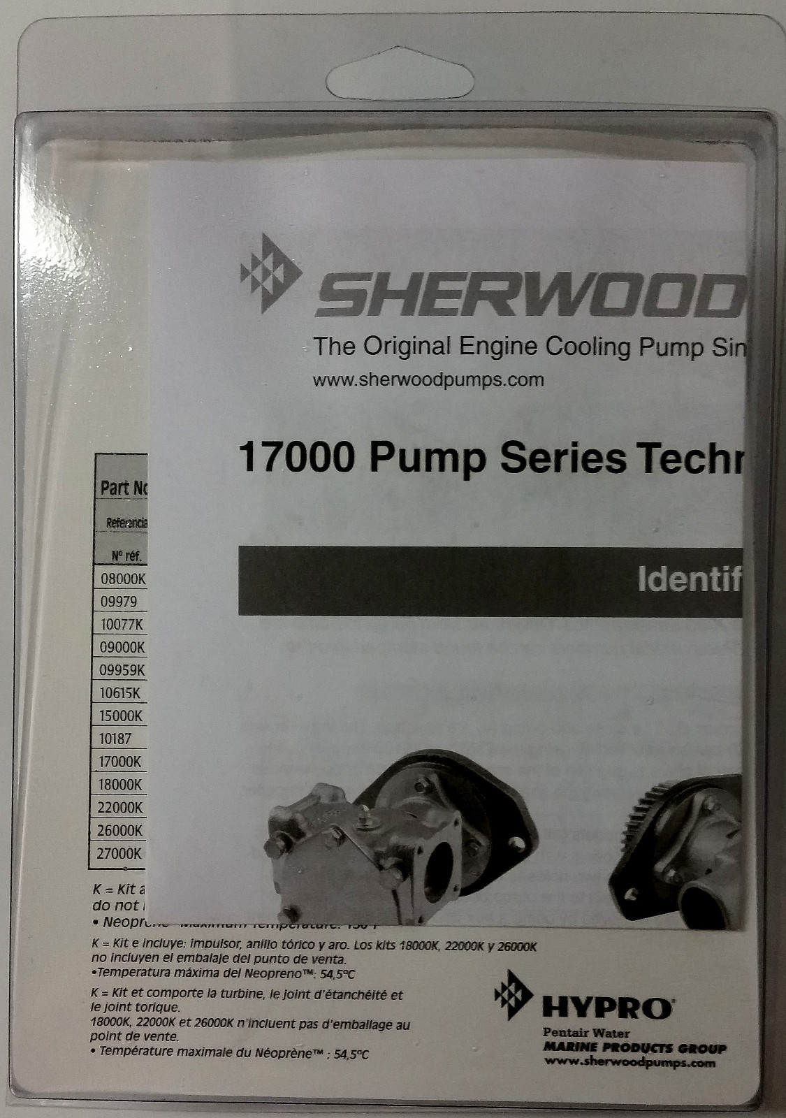 Water Pump Impeller Sherwood 17000k John Deere Cummins CAT Caterpillar ...