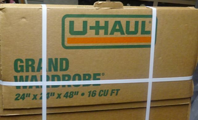* HUGE - U-Haul - GRAND WARDROBE box 4 MOVING & Storage - UNUSED - Pick ...