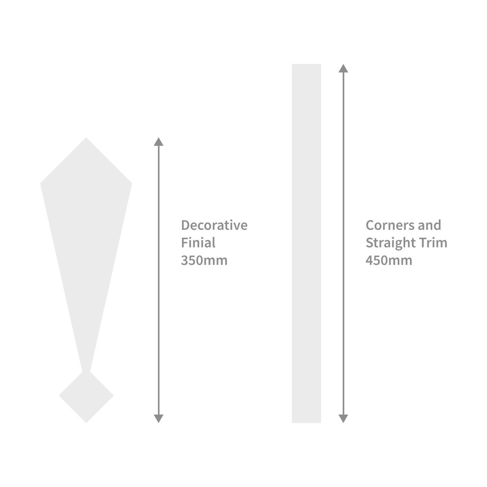 uPVC Plastic Fascia Trims PVC Board Straight Butt Corner Finial Nails ...