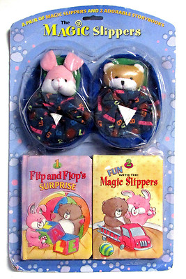 The Magic Slippers 2 Storybooks & Slipper Pair Children's Bedtime ...