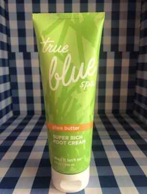 Bath & Body Works TRUE BLUE SPA SHEA BUTTER SUPER RICH FOOT CREAM ...