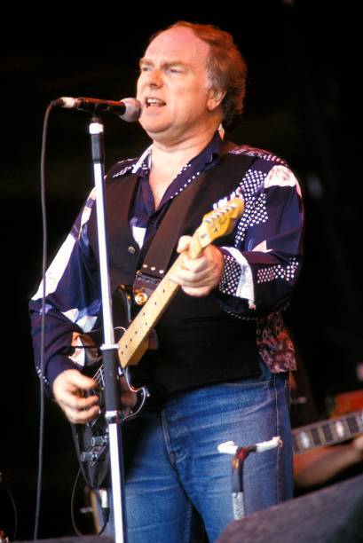 Van Morrison Band Singer Performing Van Morrison 1990s Old Music Photo ...
