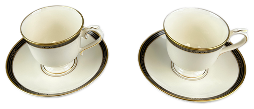 Lenox Langdon Gate Cup and Saucer Coffee Tea Ambassador Collection Set ...