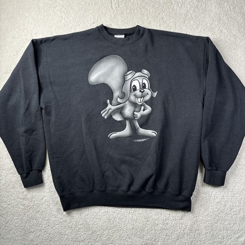 Vintage 90s Rocky Bullwinkle Flying Squirrel Crewneck Santee Men's Size ...