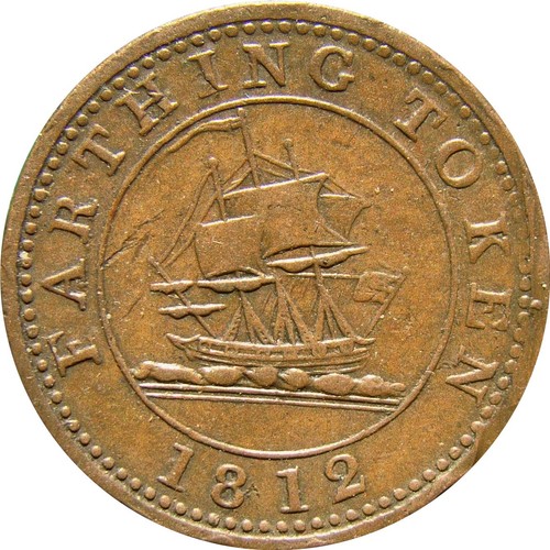Canada Farthing RH Token 1812 LC-50 Sailing Ship Schiff | eBay