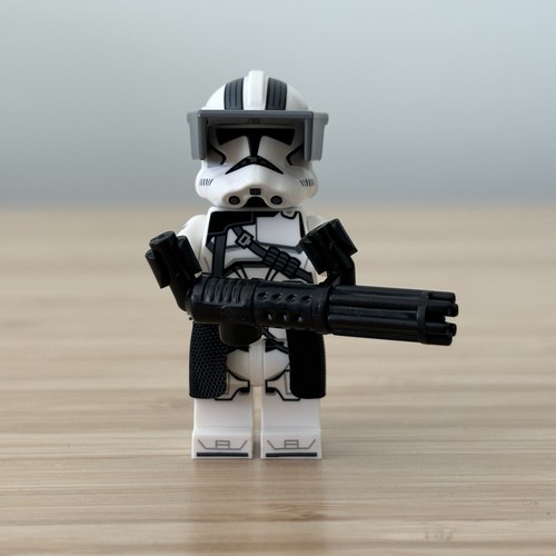 LEGO Star Wars Custom Printed Clone Heavy Trooper With Minigun ...