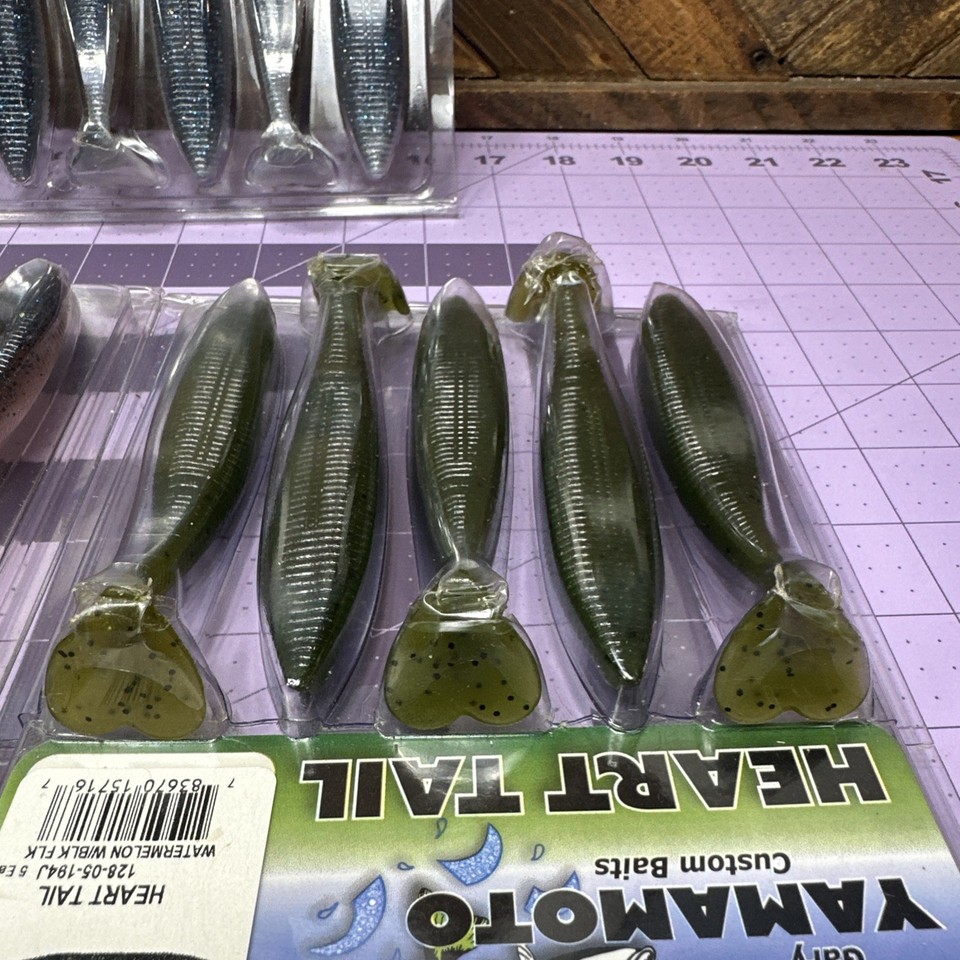 Gary Yamamoto Custom Baits Discontinued Fishing Lures 25 Total ...