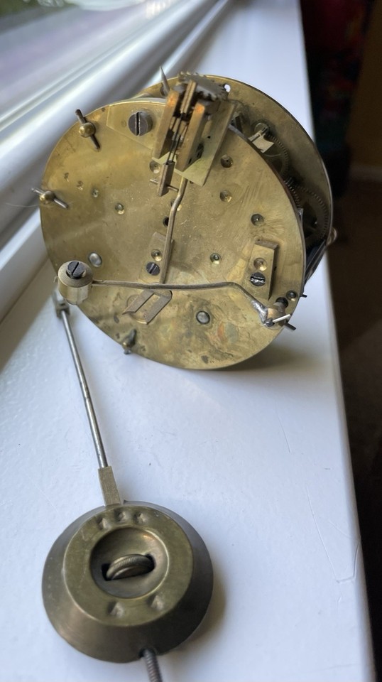 Medaille De Bronze J Marti Large French Clock Movement & Pendulum | eBay