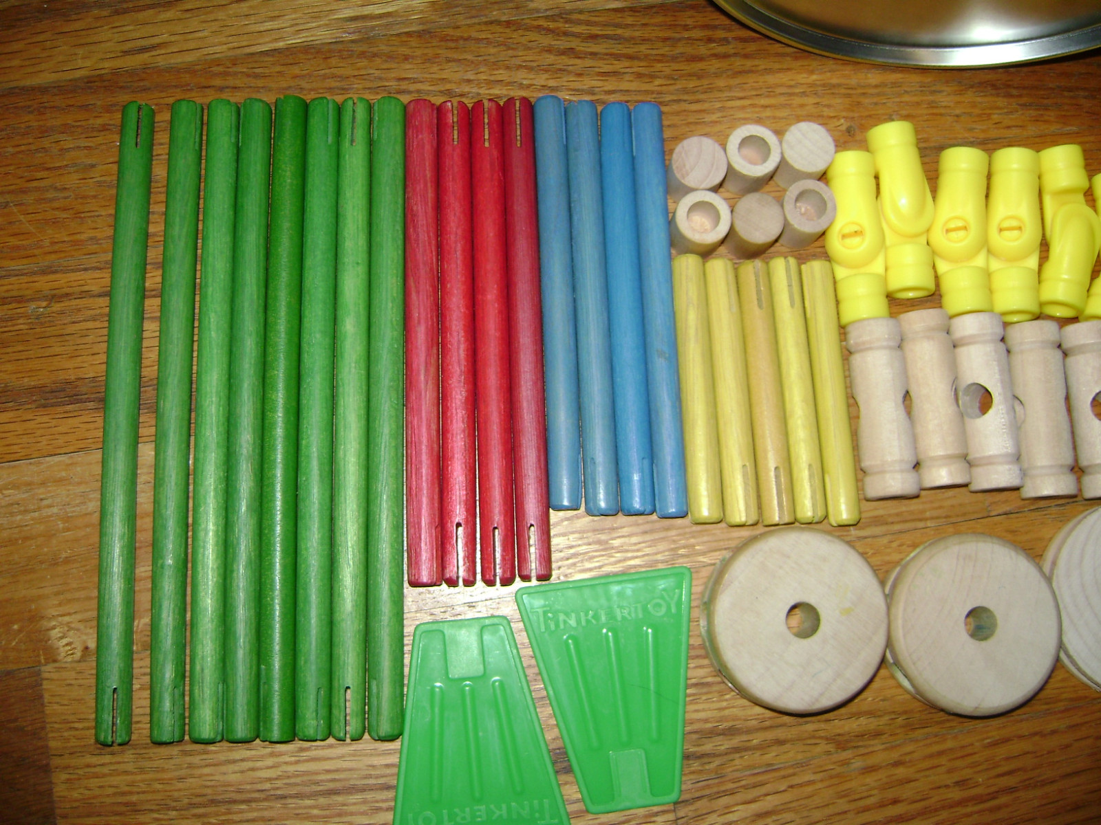 HASBRO CLASSIC TINKERTOY CONSTRUCTION MINI SET 46 PIECES IN BOX REAL ...